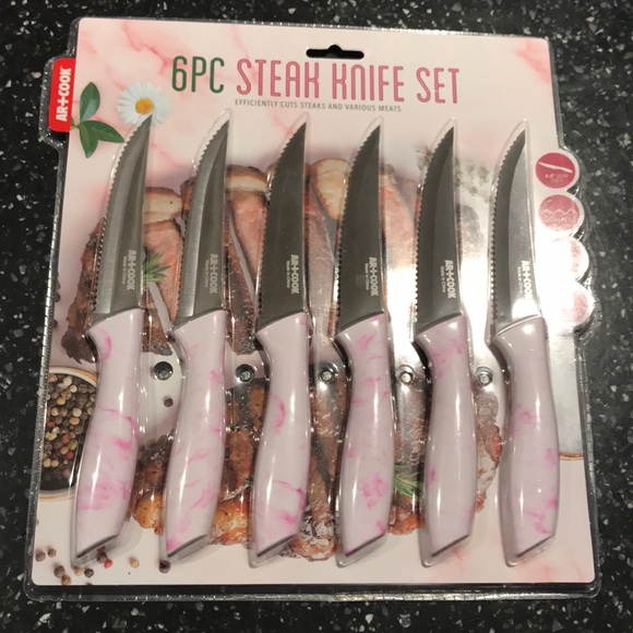 AR+COOK | Dining | Ar Cook Steak Knife Set Santoku Set | Poshmark